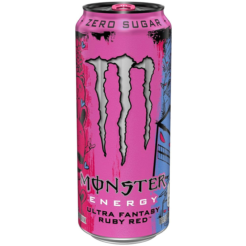 Monster Zero Ultra Fantasy Ruby Red Energiaital 0,473l grapefruit ...